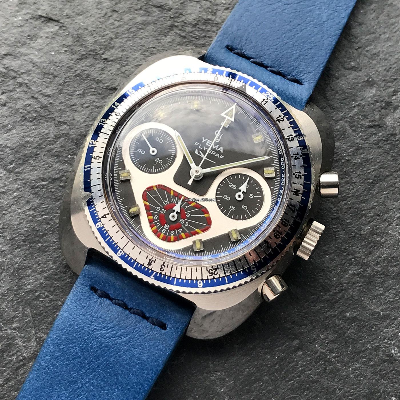 Vintage Yema Flygraf Chronograph sold on watchPool24