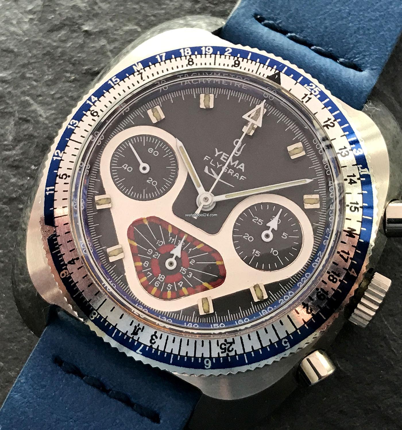 Vintage Yema Flygraf Chronograph sold on watchPool24