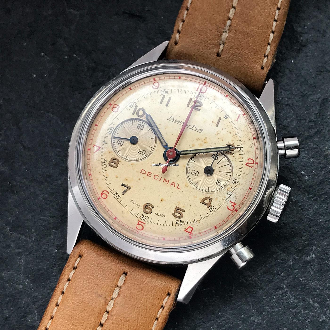 Vintage Excelsior Park Decimal Chronograph sold on watchPool24