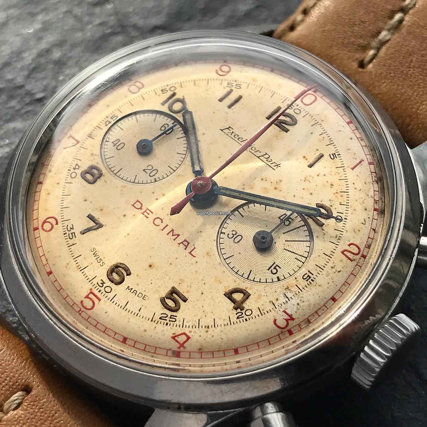 Vintage Excelsior Park Decimal Chronograph sold on watchPool24