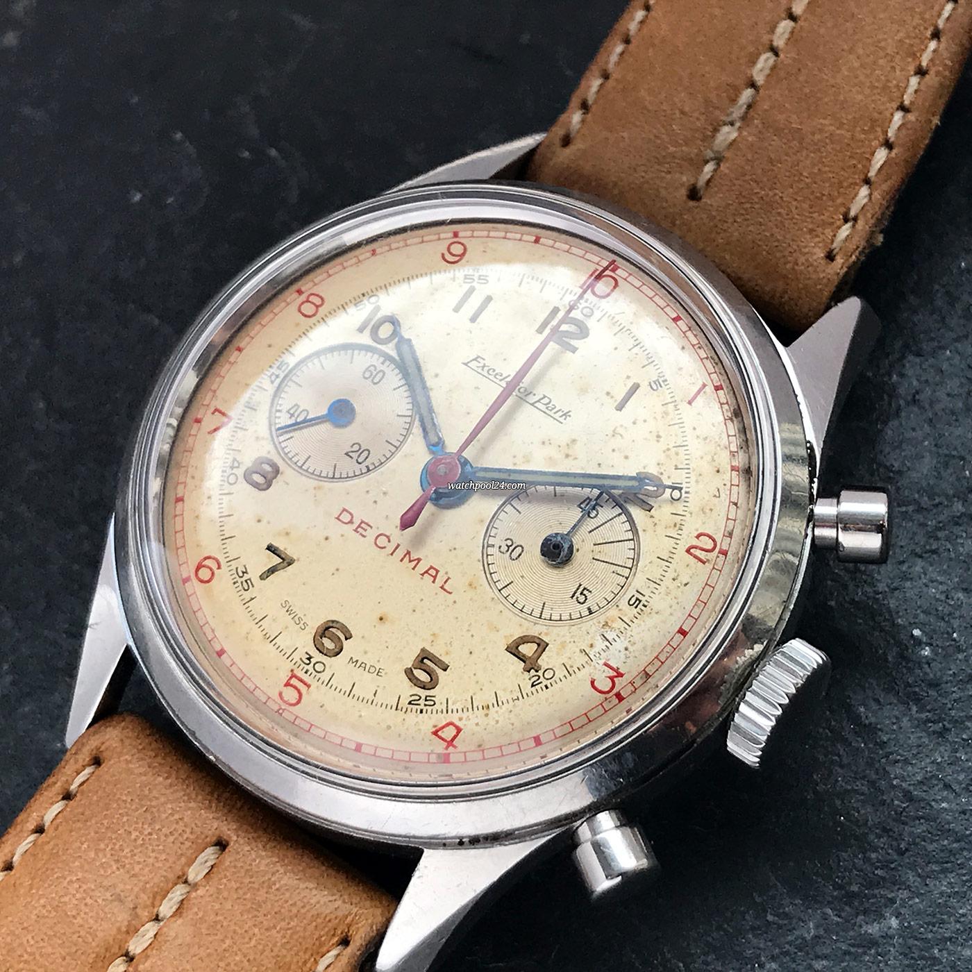Vintage Excelsior Park Decimal Chronograph sold on watchPool24