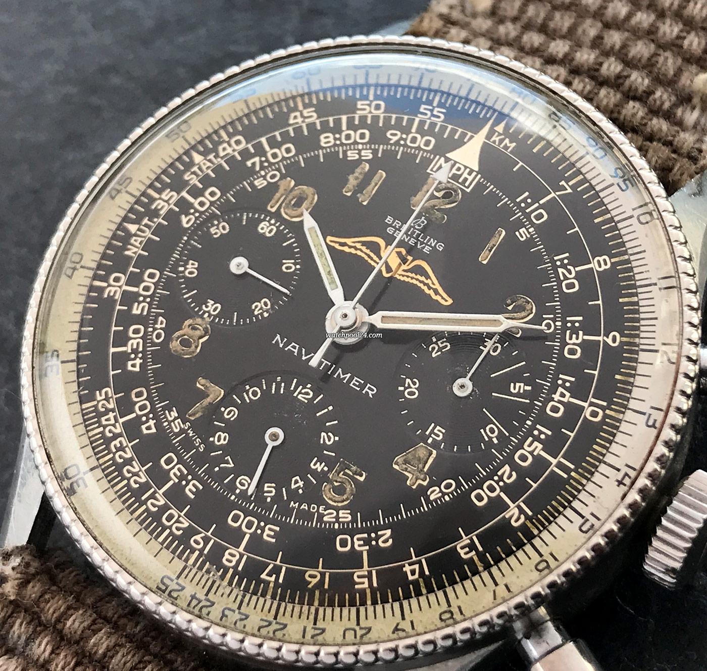 Vintage Breitling Navitimer 806 All Black sold on watchPool24