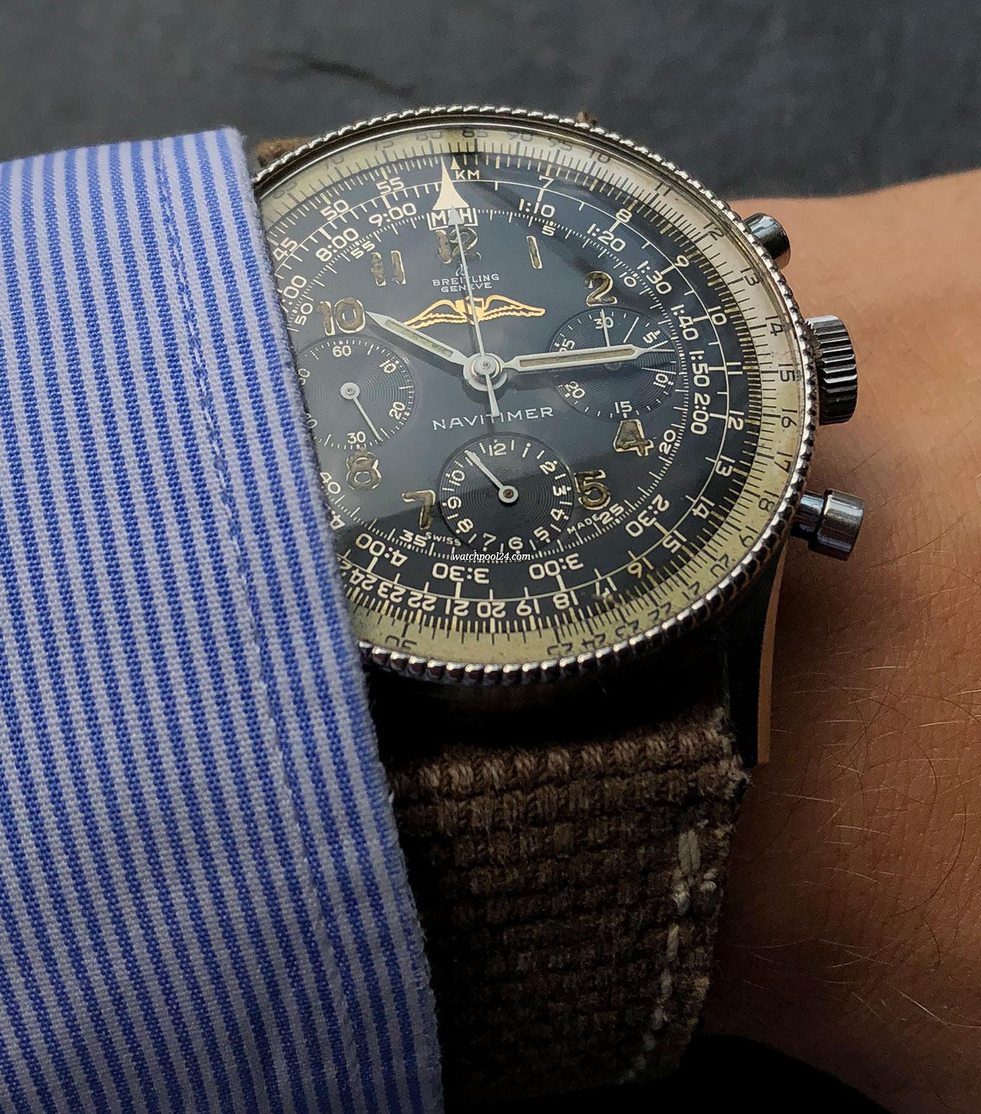 Vintage Breitling Navitimer 806 All Black sold on watchPool24