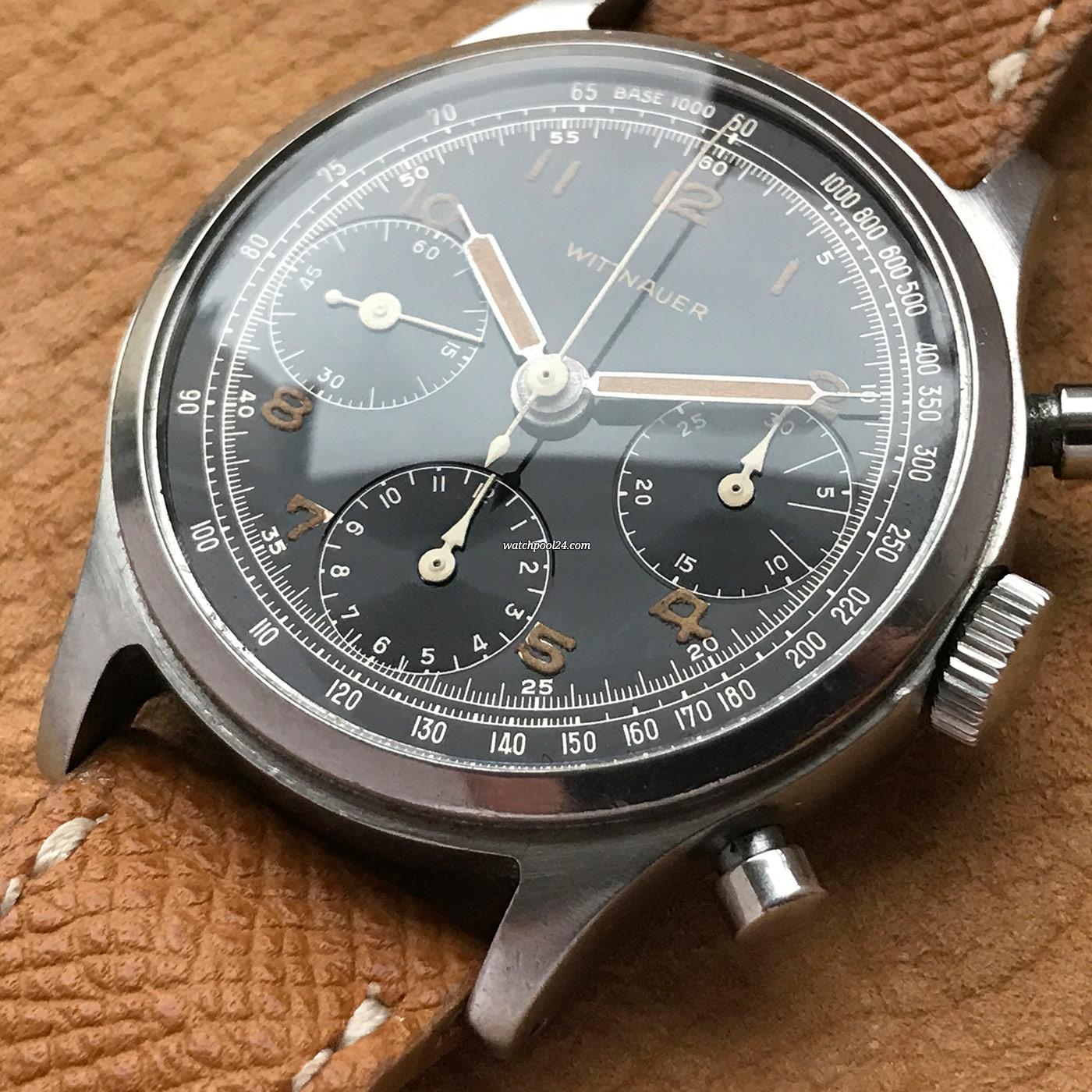 Vintage Wittnauer Chronograph Valjoux 71 Radium Lume sold on watchPool24