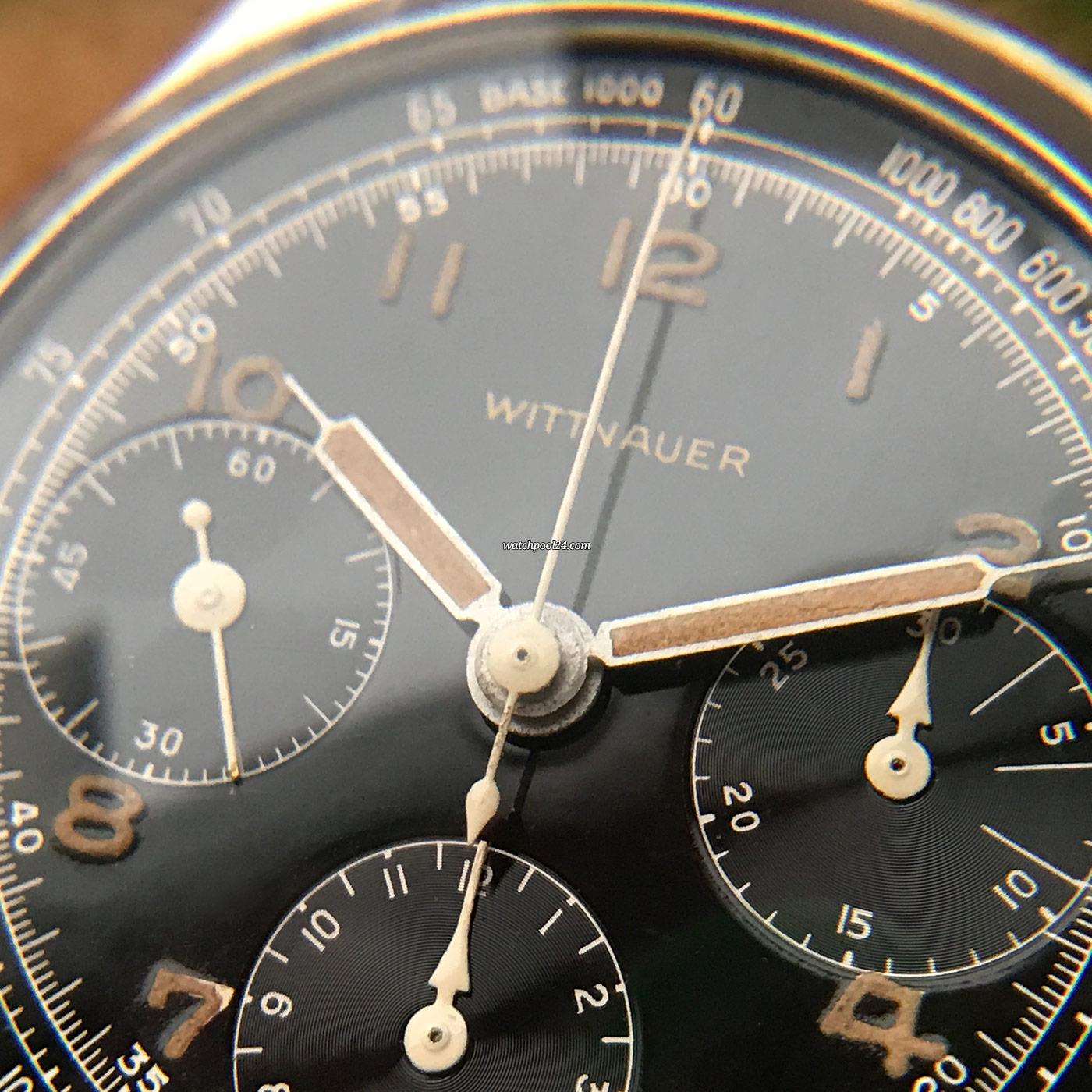 Vintage Wittnauer Chronograph Valjoux 71 Radium Lume sold on watchPool24