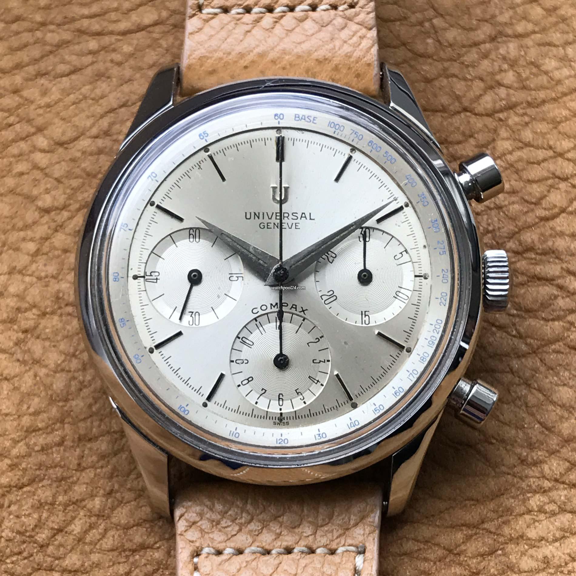 Vintage Universal Genève Compax 22704-1 Big Size sold on watchPool24
