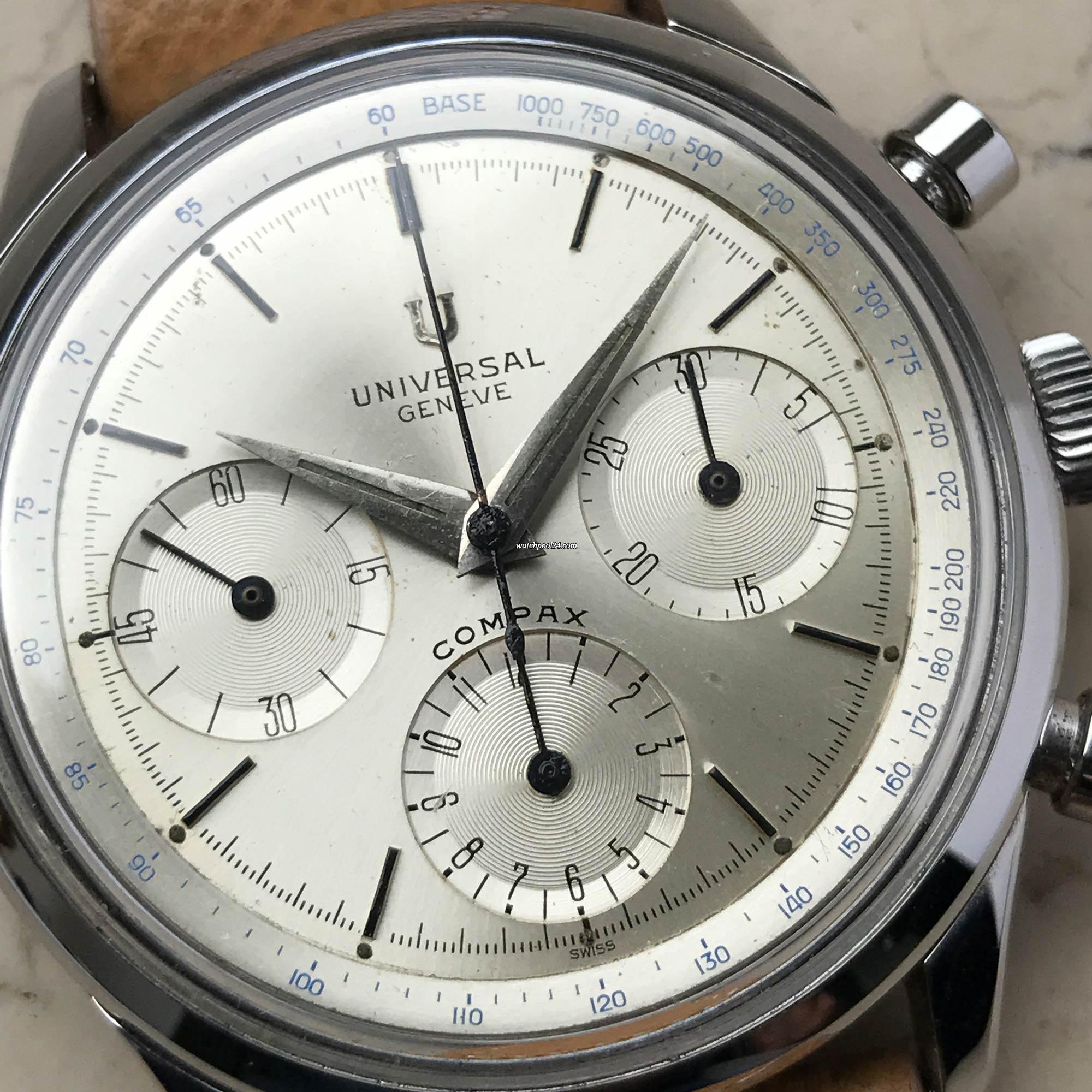 Vintage Universal Genève Compax 22704-1 Big Size sold on watchPool24