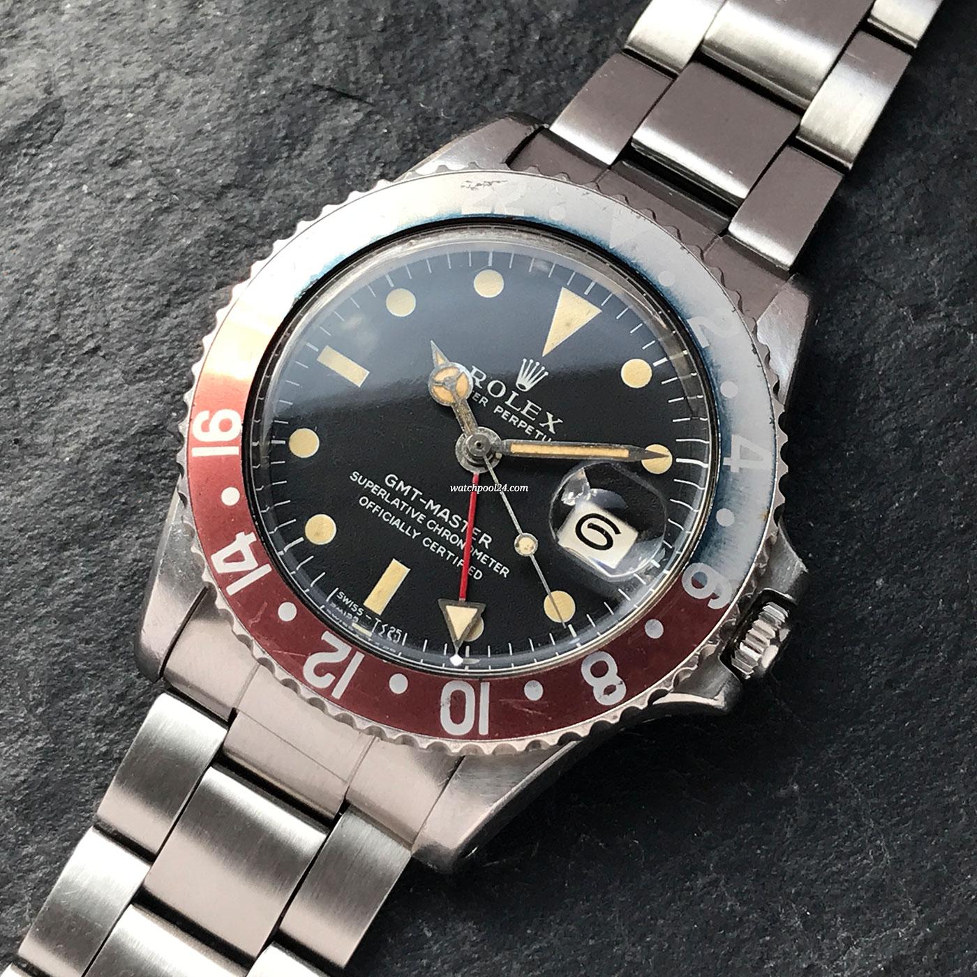 Vintage Rolex GMT Master 1675 Faded Bezel sold on watchPool24