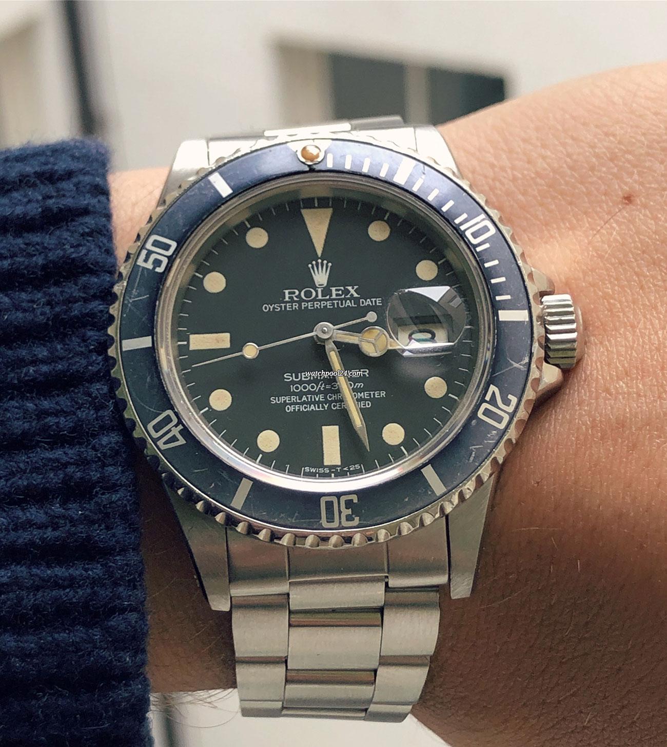 Vintage Rolex Submariner 16800 Full Set sold on watchPool24
