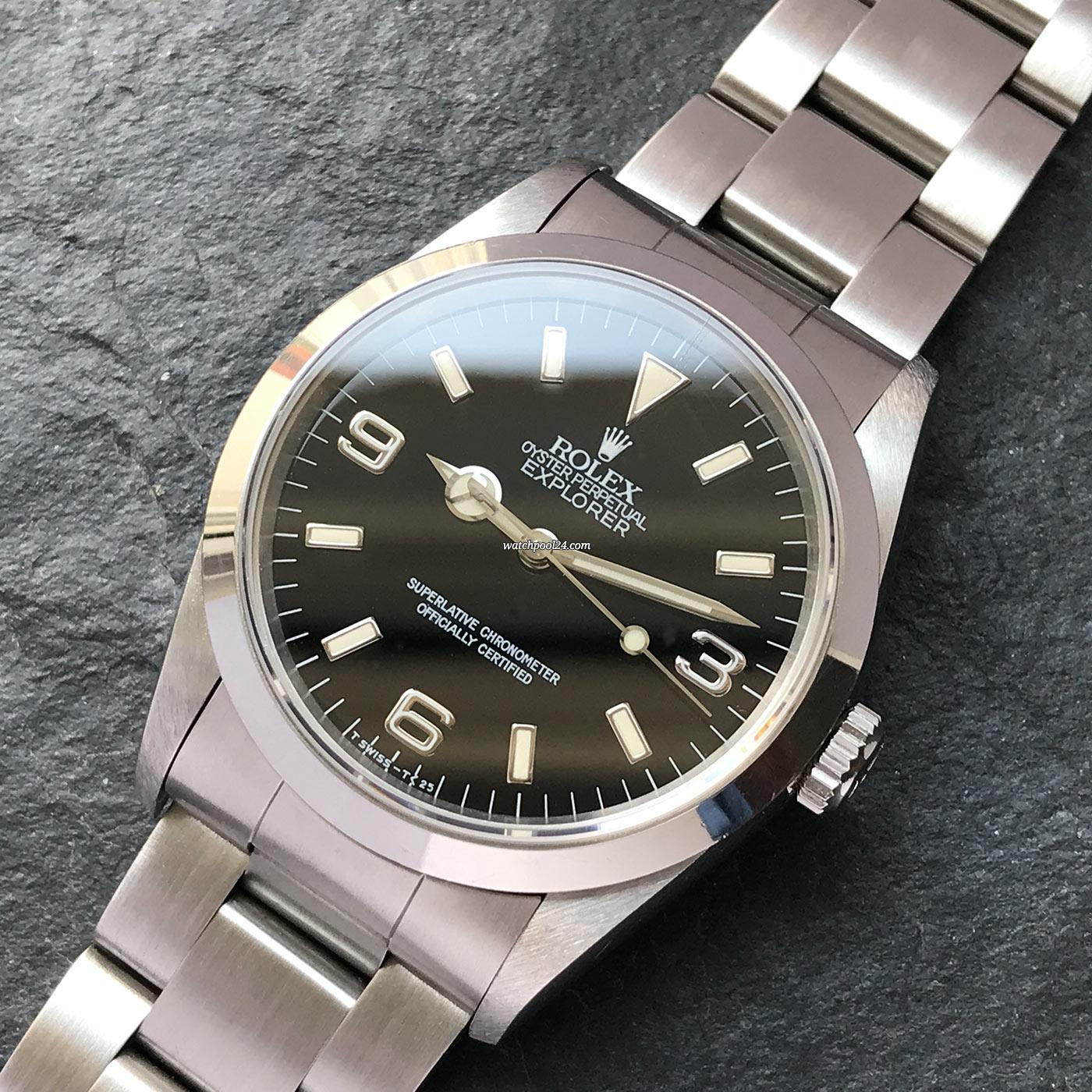 Vintage Rolex Explorer 14270 Full Set sold on watchPool24