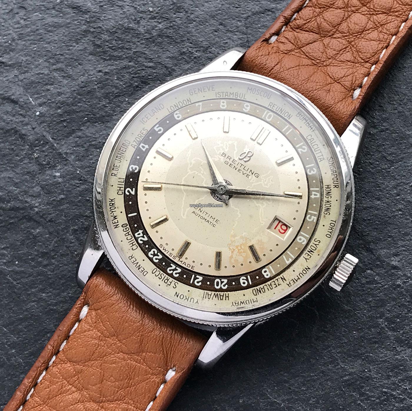 Vintage Breitling Unitime World Timer 1-260 sold on watchPool24