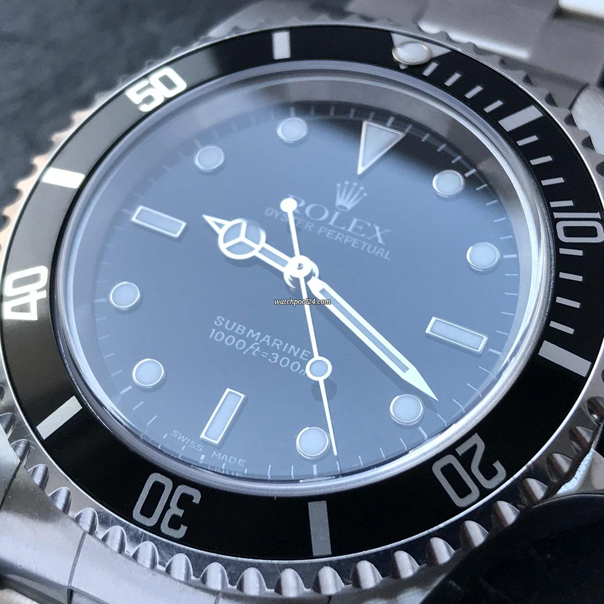 Vintage Rolex Submariner 14060 Full Set sold on watchPool24