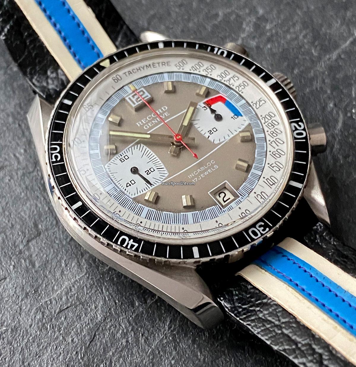 Vintage Record Genève Chronograph sold on watchPool24