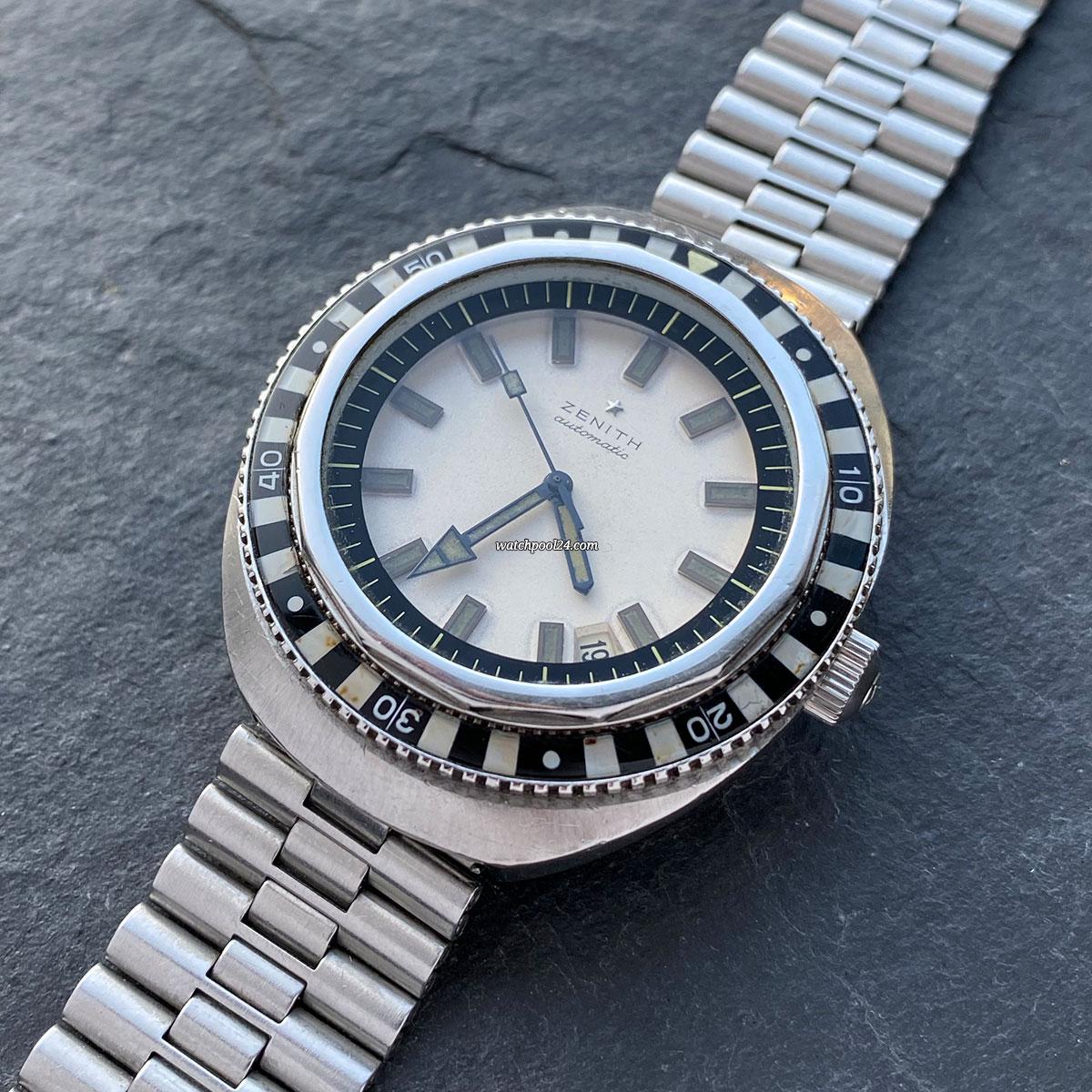 Vintage Zenith Diver A3637 Zebra sold on watchPool24