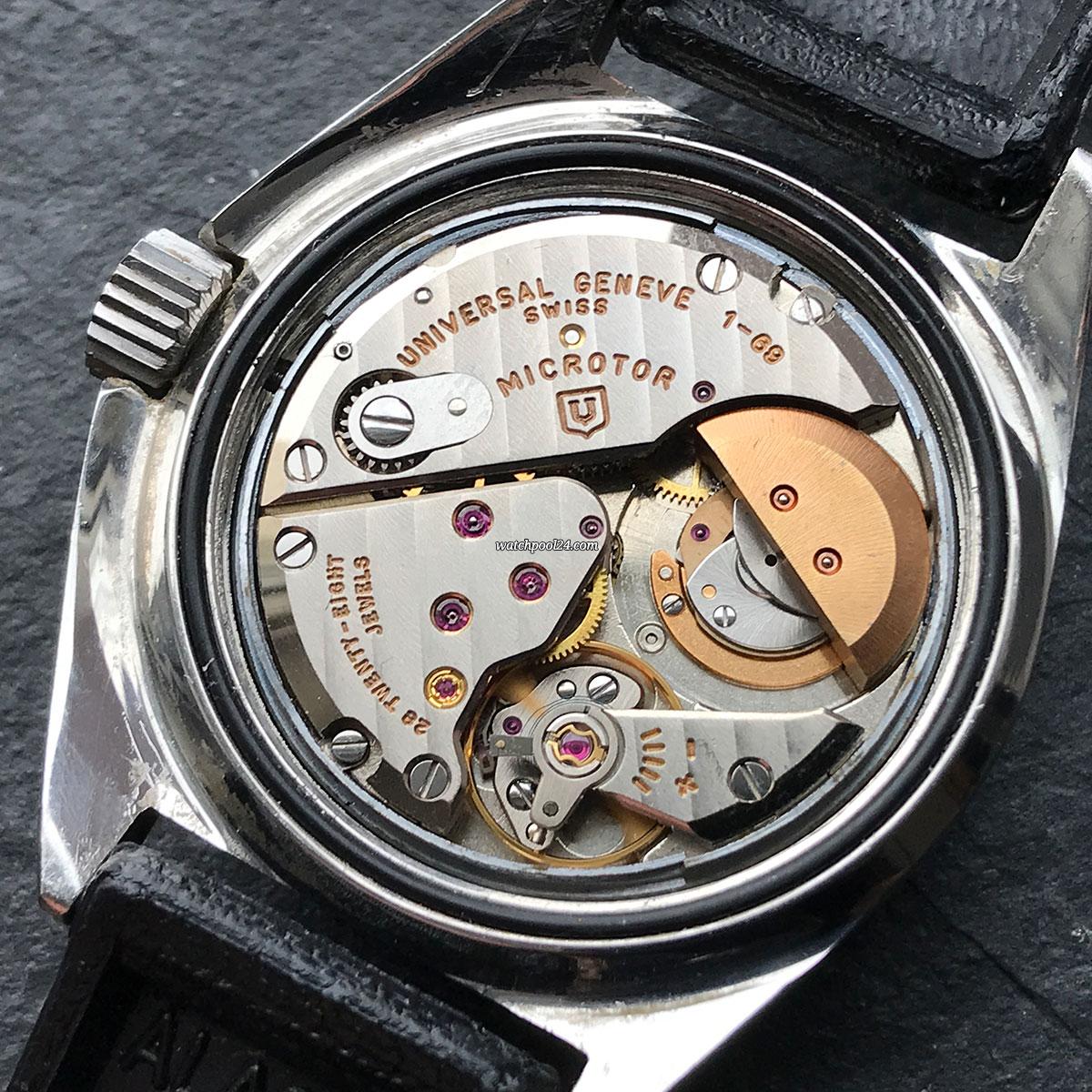 Vintage Universal Genève Polerouter Sub 869120/02 Black Bezel verkauft ...