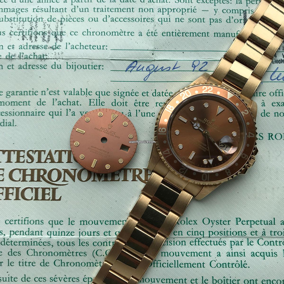 Vintage Rolex GMT Master II 16718 Punched Papers sold on watchPool24