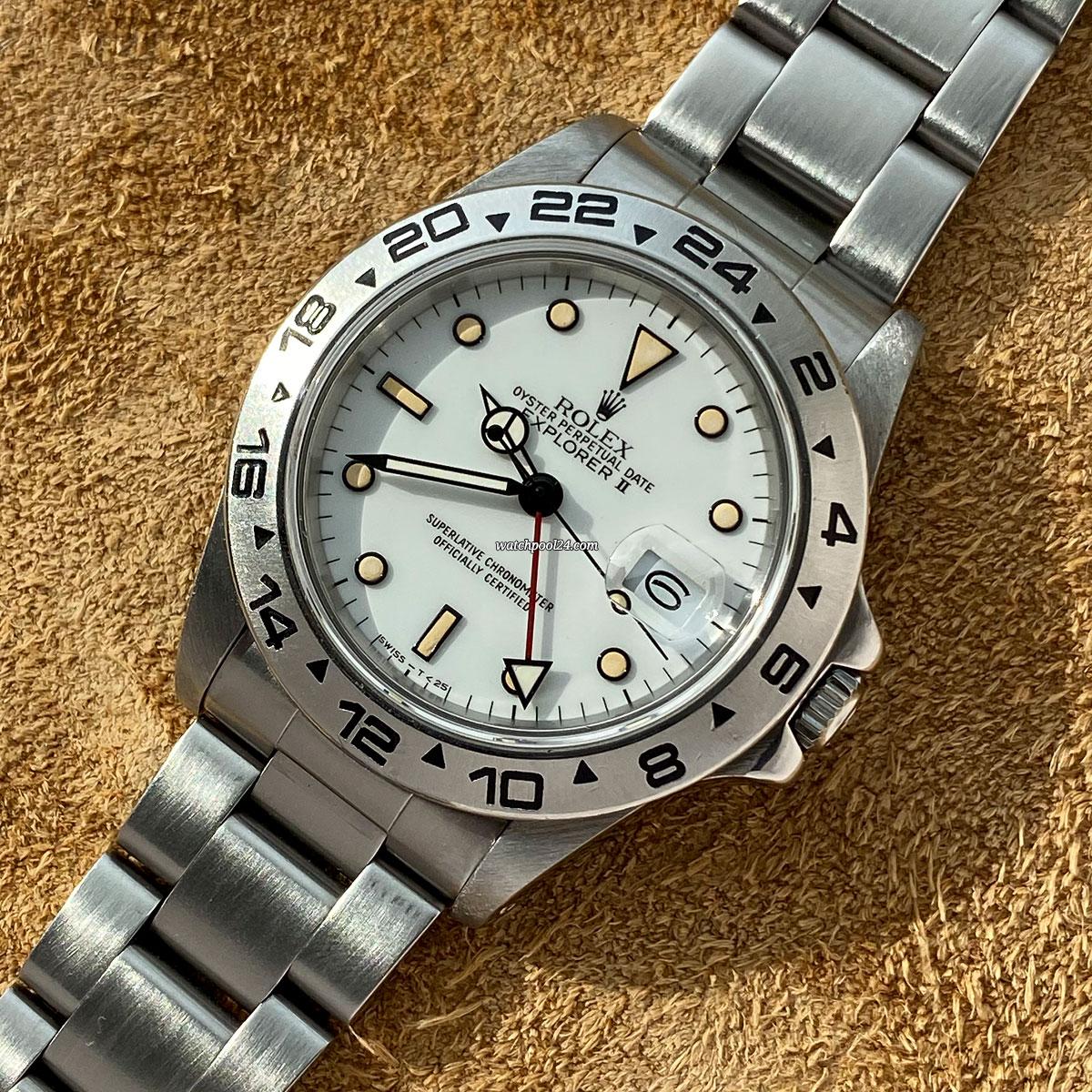 Vintage Rolex Explorer II 16550 Box & Papers sold on watchPool24