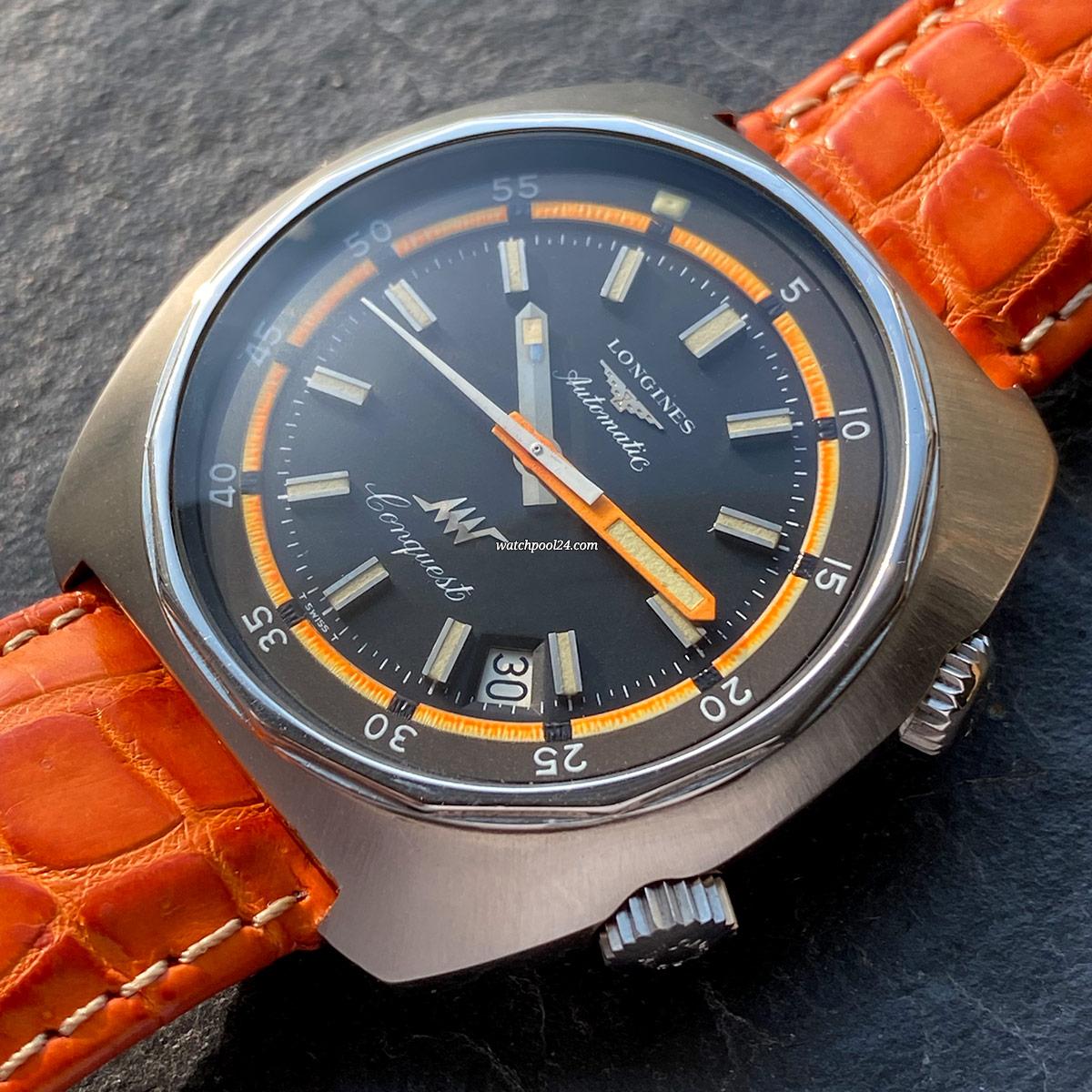Vintage Longines Conquest 8221 Diver sold on watchPool24
