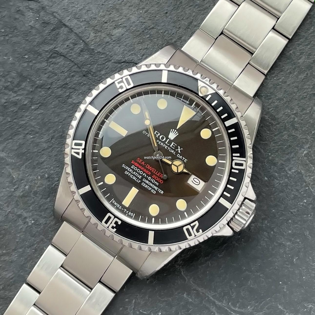 Vintage Rolex Sea-Dweller 1665 Double Red MK2 sold on watchPool24