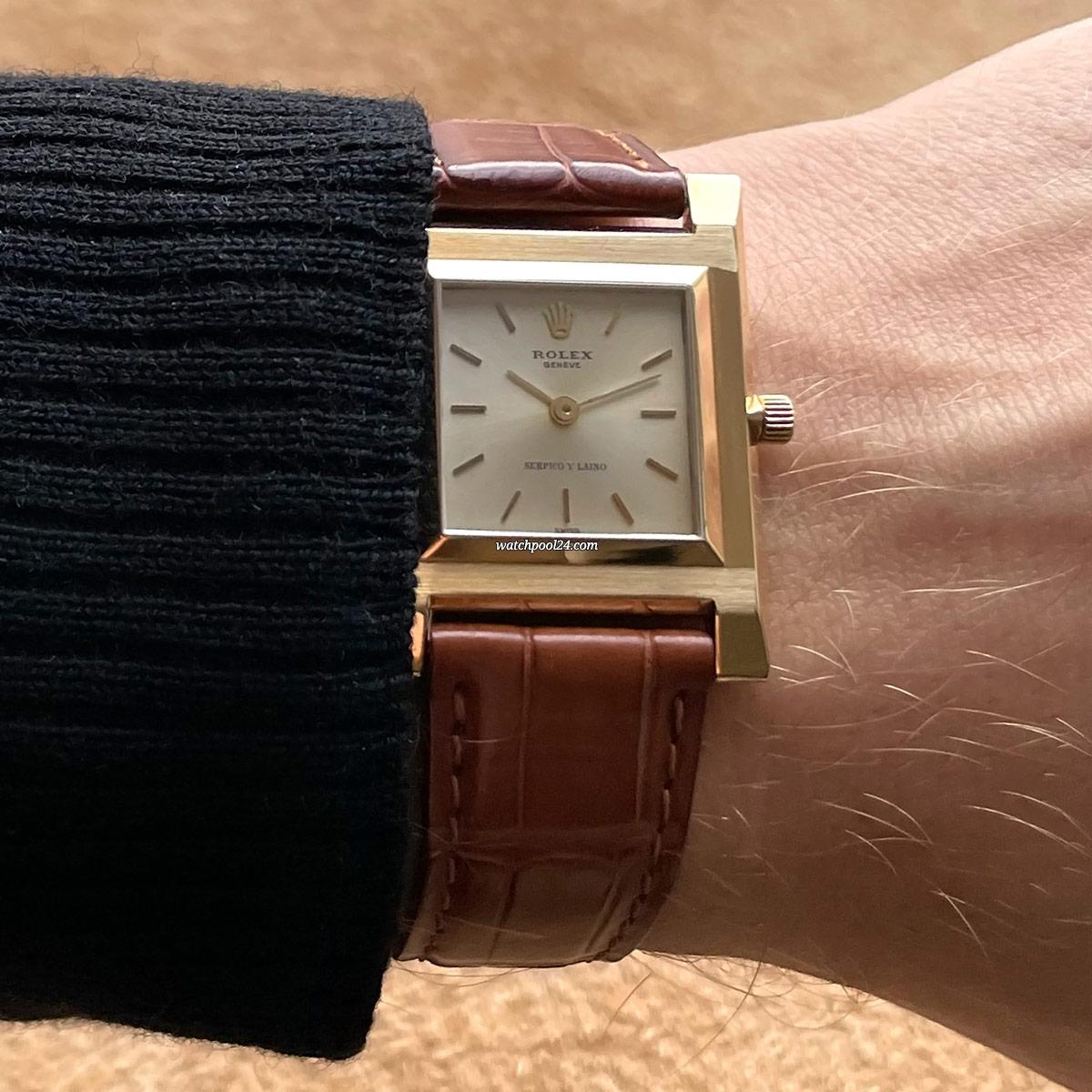 Vintage Rolex 9578 Ultra Thin 18k Yellow Gold sold on watchPool24