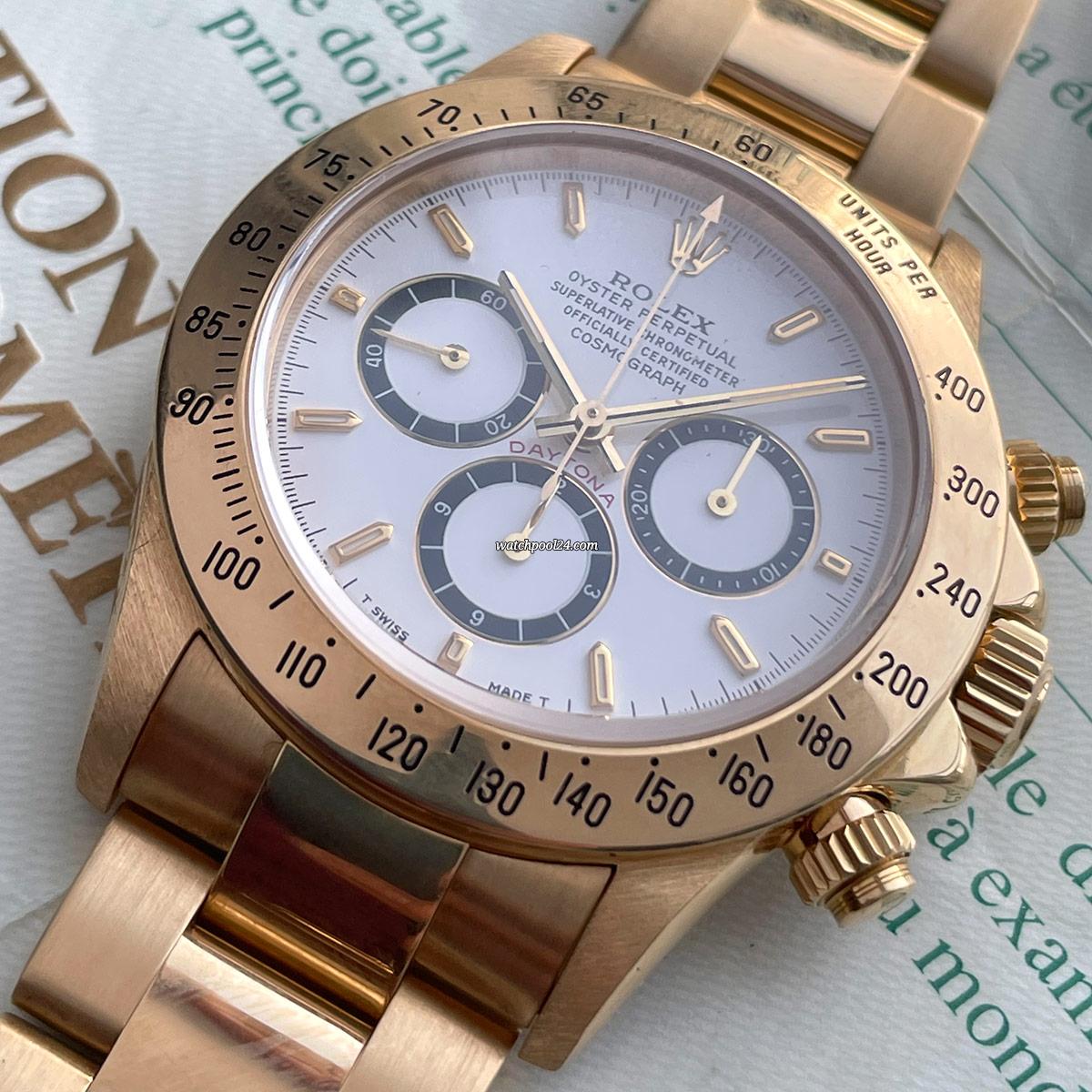 Vintage Rolex Daytona 16528 Full Set sold on watchPool24