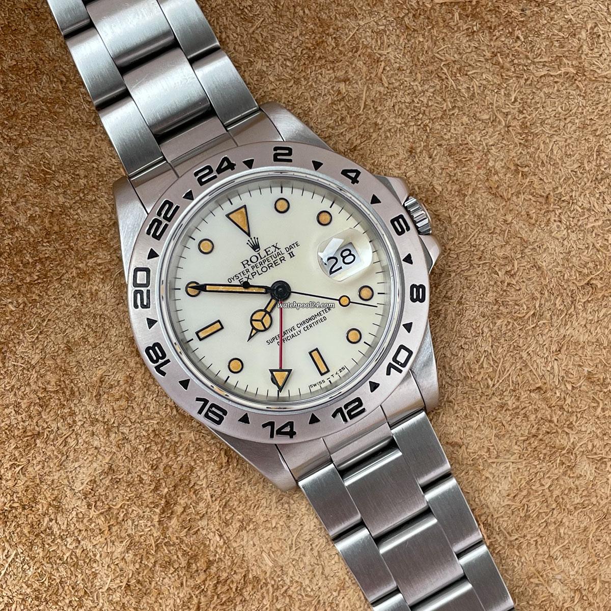 Vintage Rolex Explorer II 16550 Creamy Lume verkauft auf watchPool24