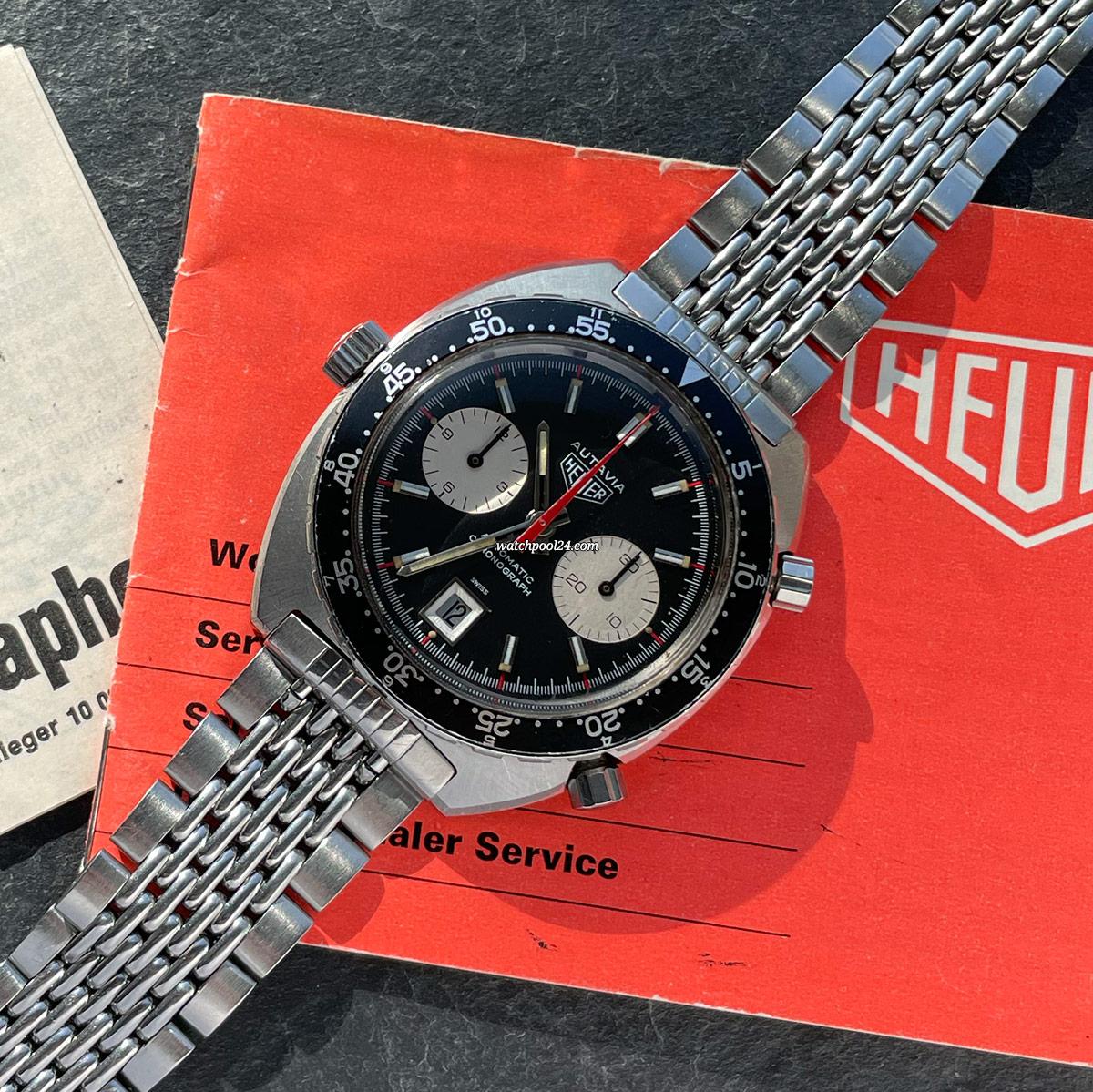 Vintage Heuer Autavia 1163 Papers sold on watchPool24