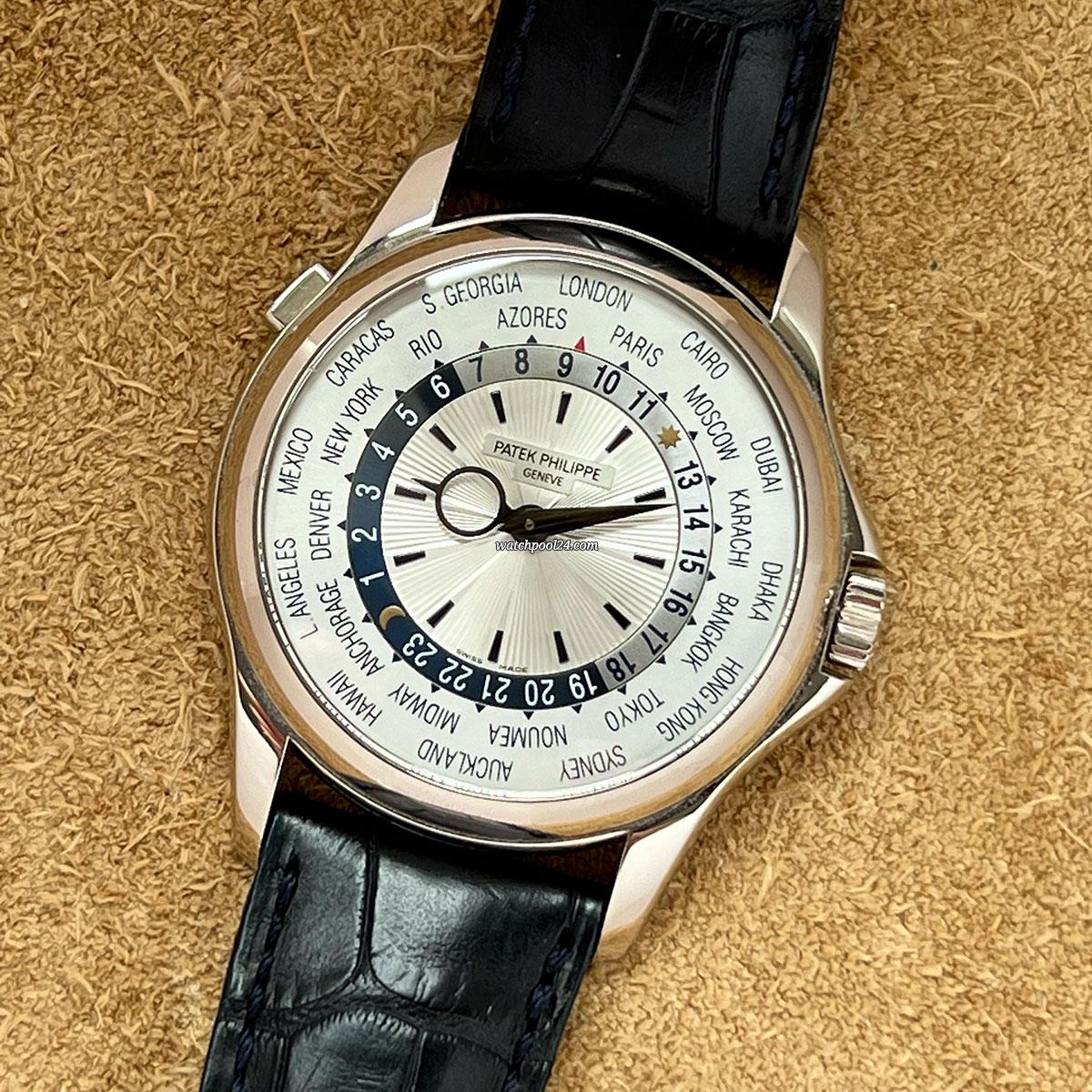 Vintage Patek Philippe World Time 5130G Full Set sold on watchPool24