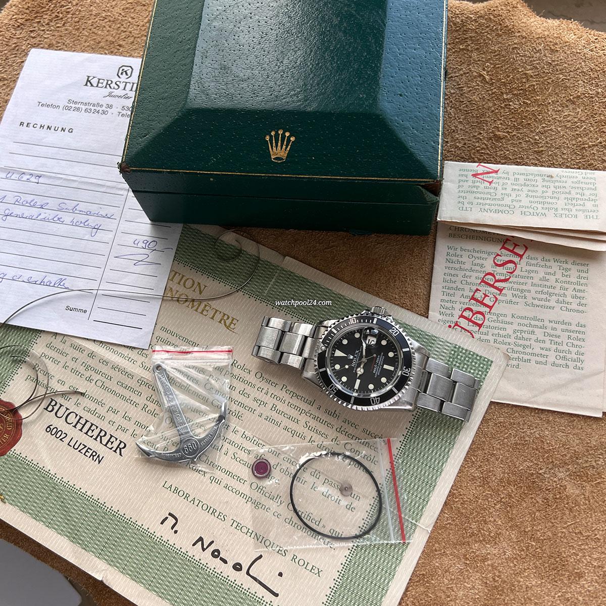 Vintage Rolex Submariner 1680 Red Submariner sold on watchPool24