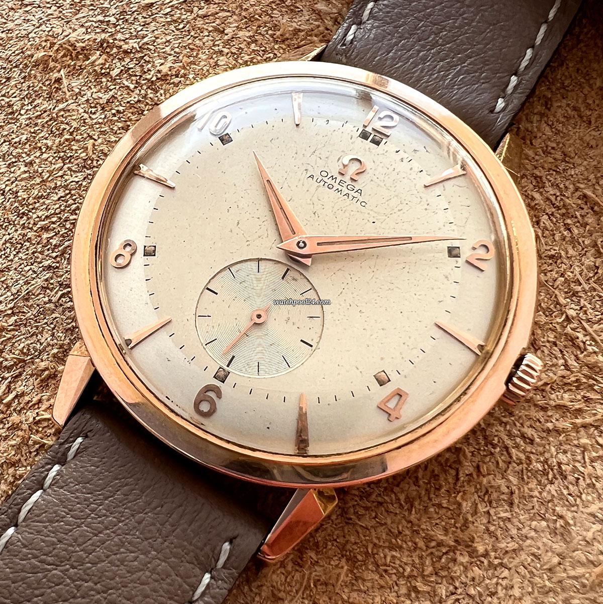 Vintage Omega 2714 Oversize 37mm Rose Gold sold on watchPool24