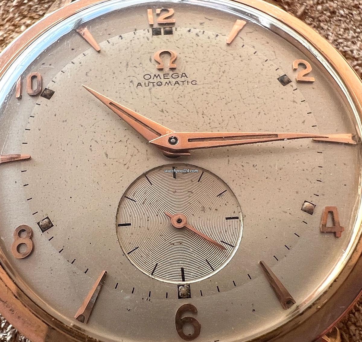 Vintage Omega 2714 Oversize 37mm Rose Gold sold on watchPool24