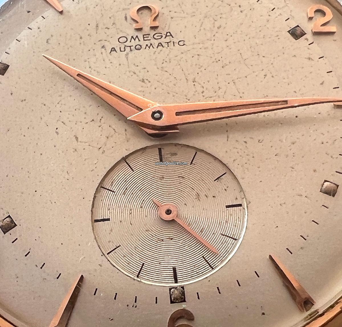 Vintage Omega 2714 Oversize 37mm Rose Gold sold on watchPool24