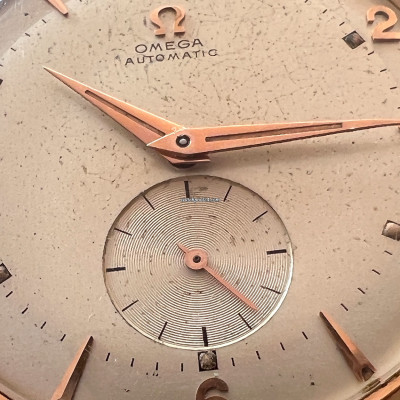 Vintage Omega 2714 Oversize 37mm Rose Gold sold on watchPool24