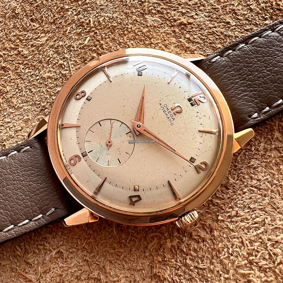 Vintage Omega 2714 Oversize 37mm Rose Gold sold on watchPool24