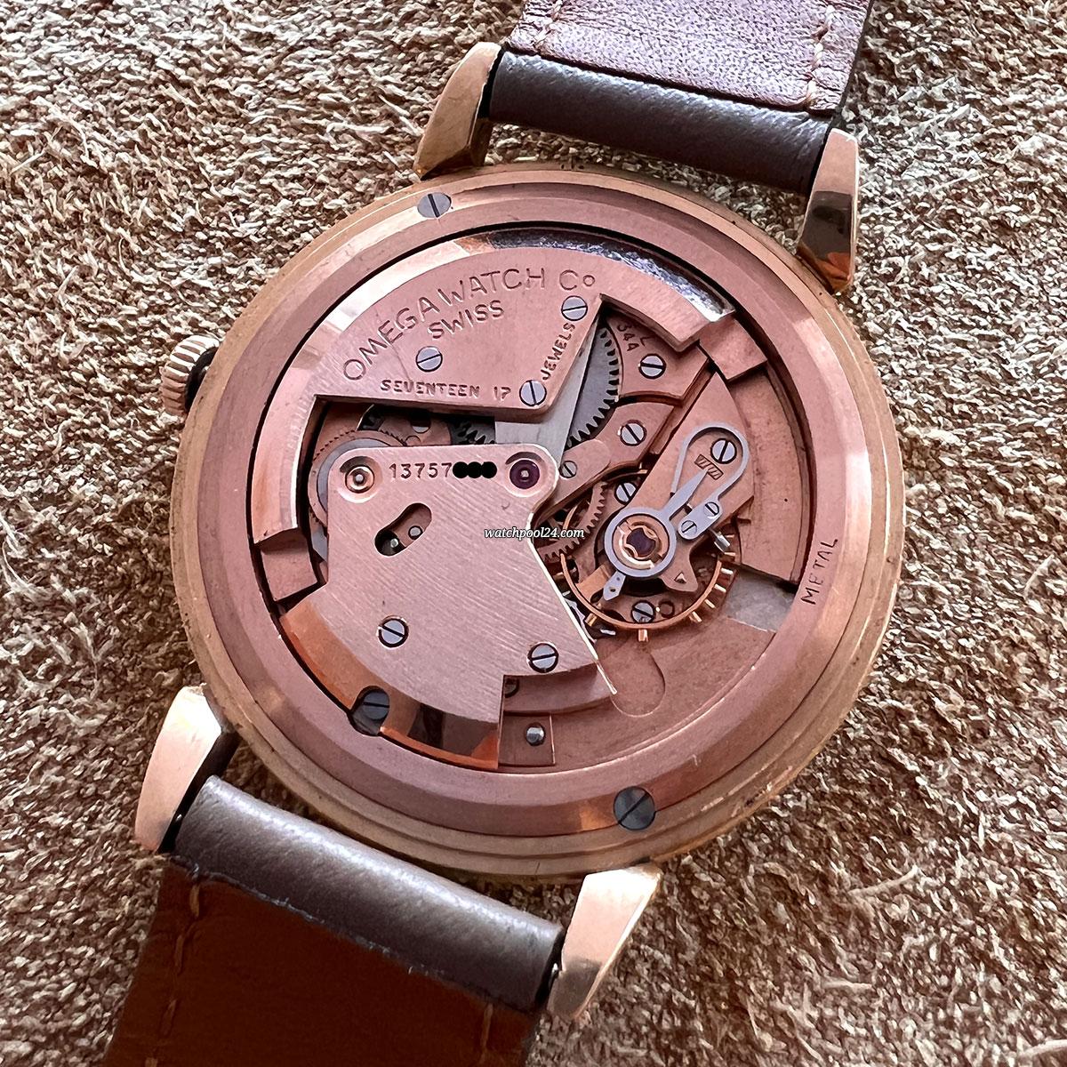 Vintage Omega 2714 Oversize 37mm Rose Gold sold on watchPool24