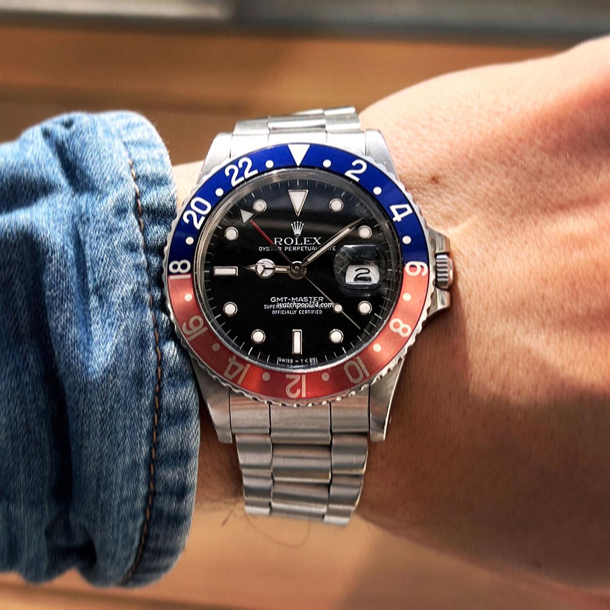 Vintage Rolex GMT Master 16750 MK2 sold on watchPool24