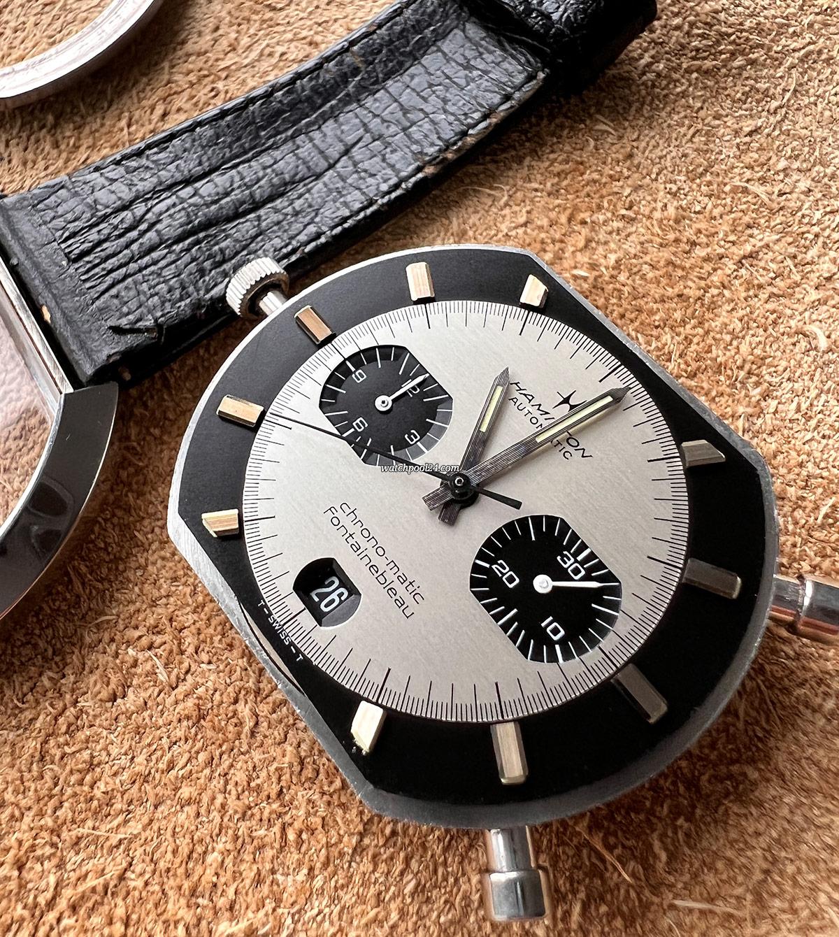 Vintage Hamilton Chrono-Matic Fontainebleau 11001-3 Unpolished sold on ...