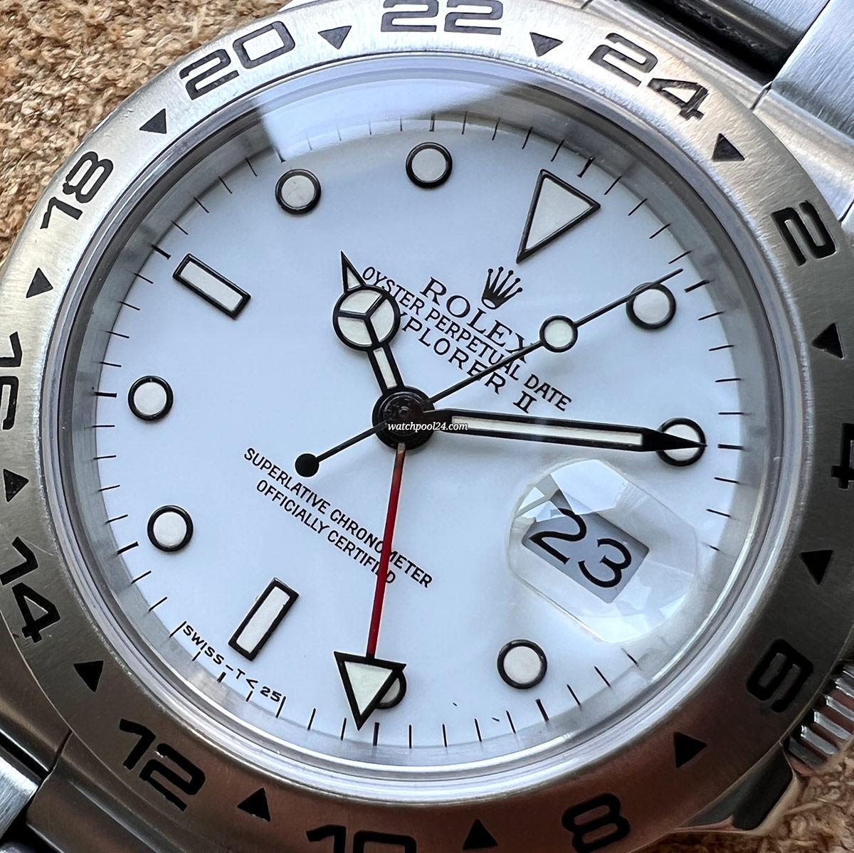 Vintage Rolex Explorer II 16550 White sold on watchPool24
