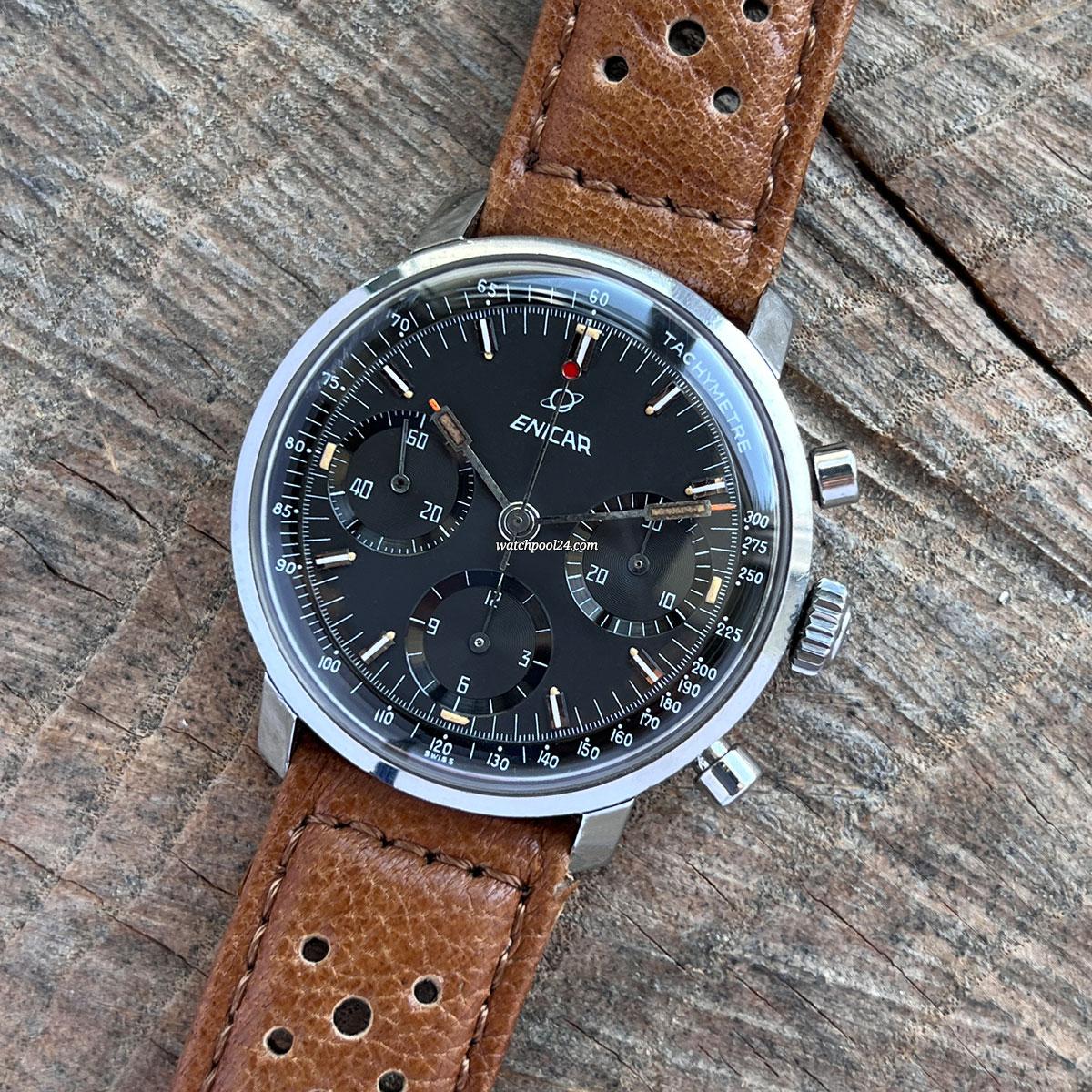 Vintage Enicar Chronograph 2303 Garnix for sale