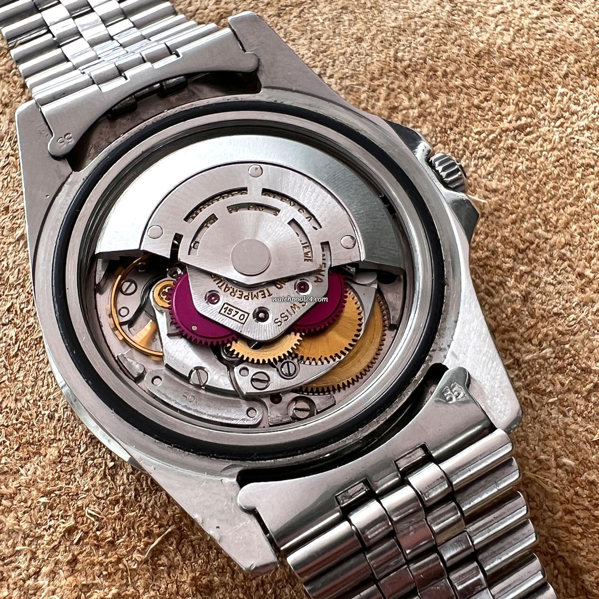 Vintage Rolex GMT Master 1675 Thin Case Zinc Sulfide Full Set sold on ...