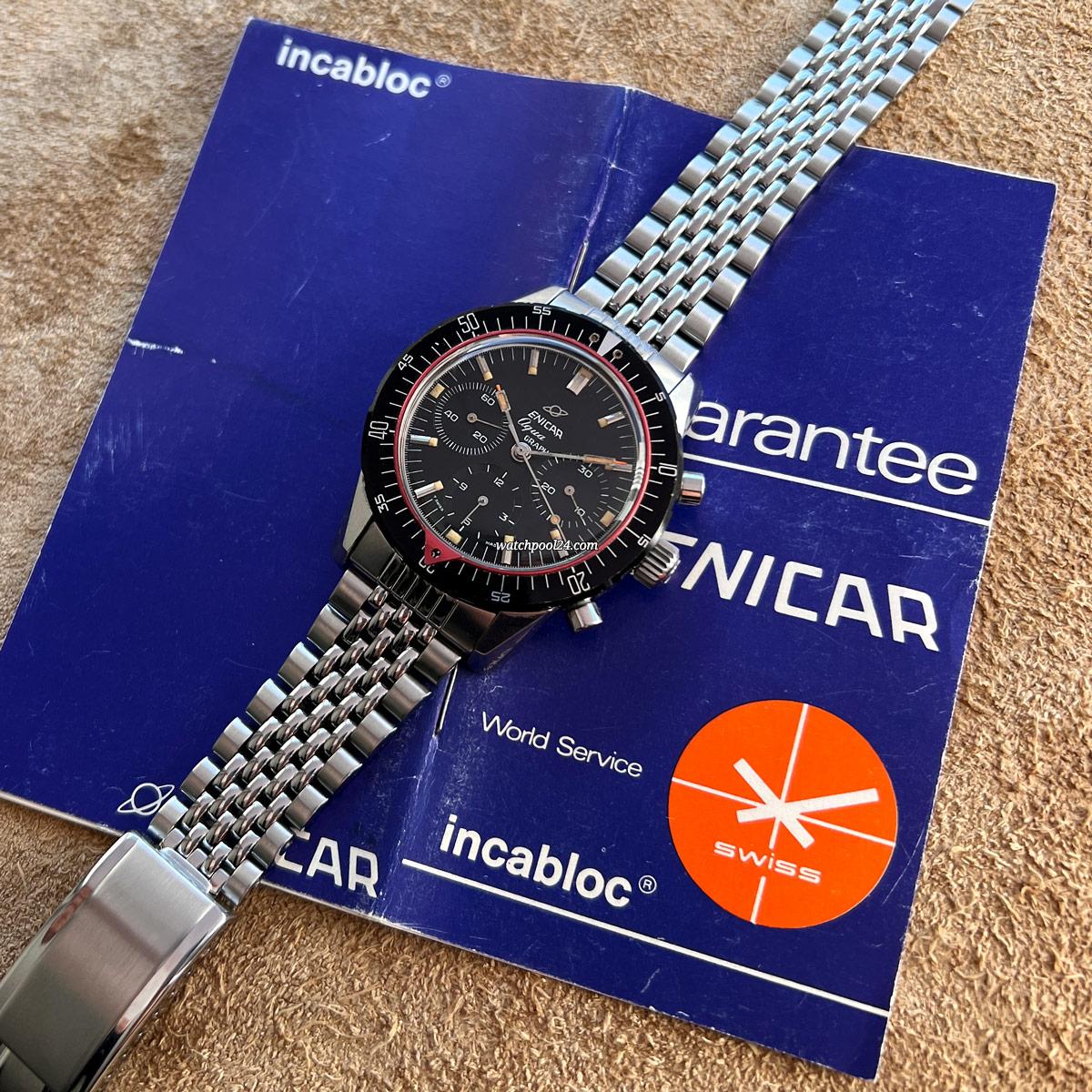 Vintage Enicar Aqua-Graph 072/002 sold on watchPool24