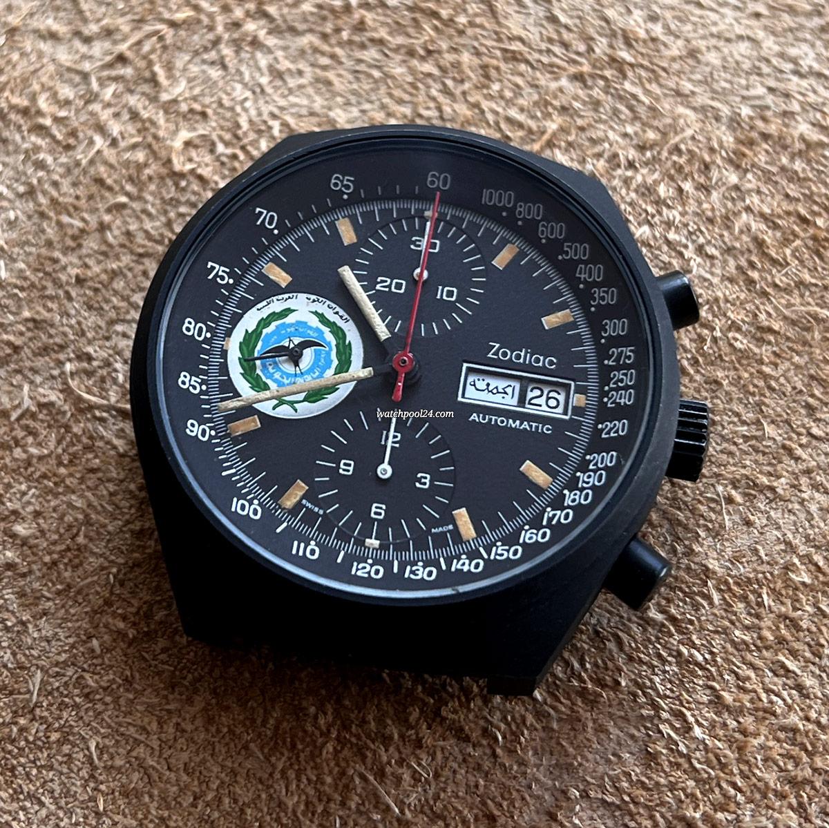 Vintage Zodiac Chronograph 280GX Libyan Air Force sold on watchPool24