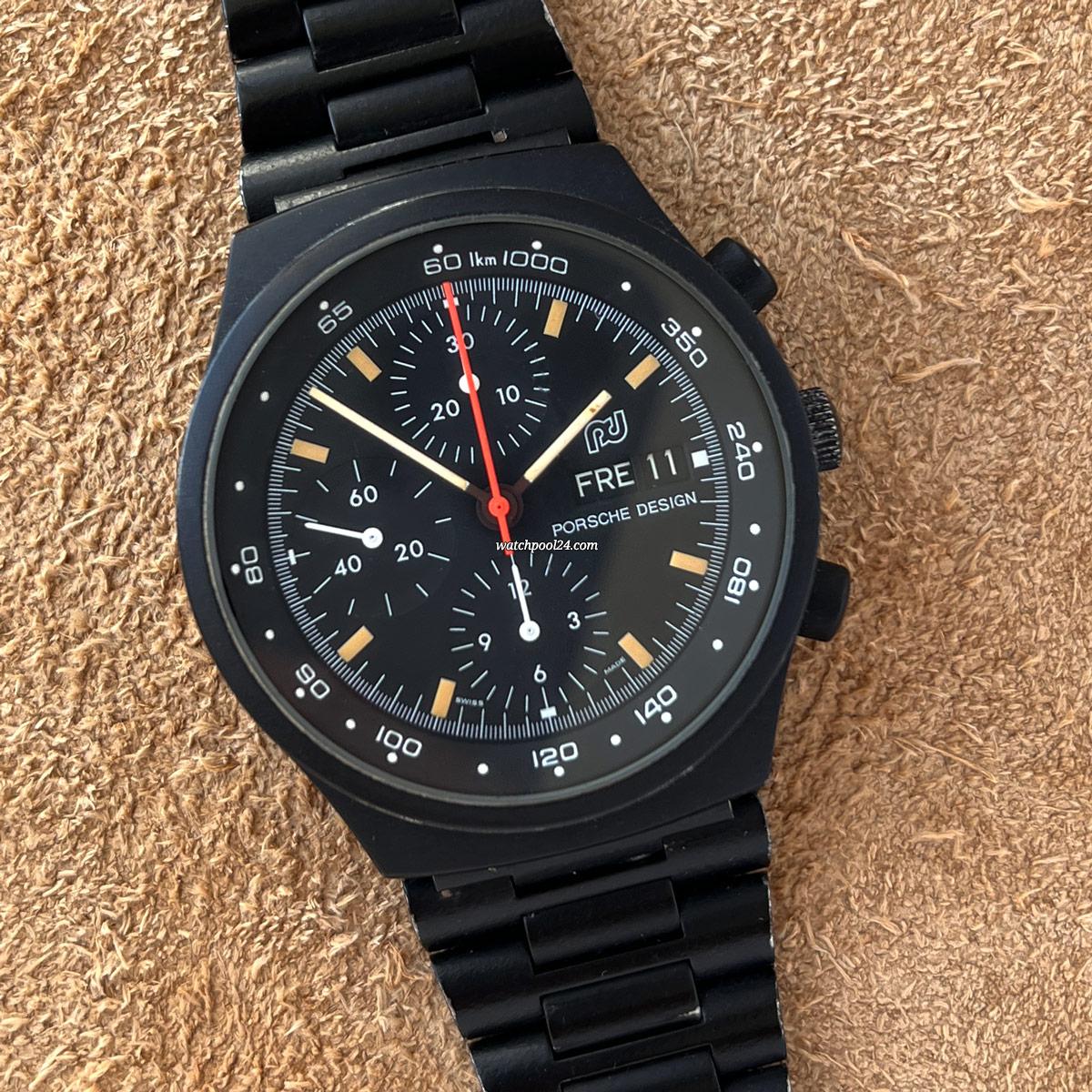 Vintage Orfina Porsche Design Chronograph 7750 Valjoux 7750 Top Gun ...