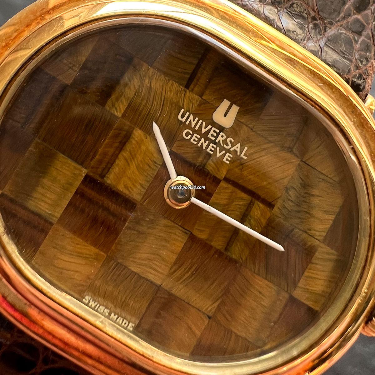Vintage Universal Genève 111010 Ellipse - Wood Dial for sale