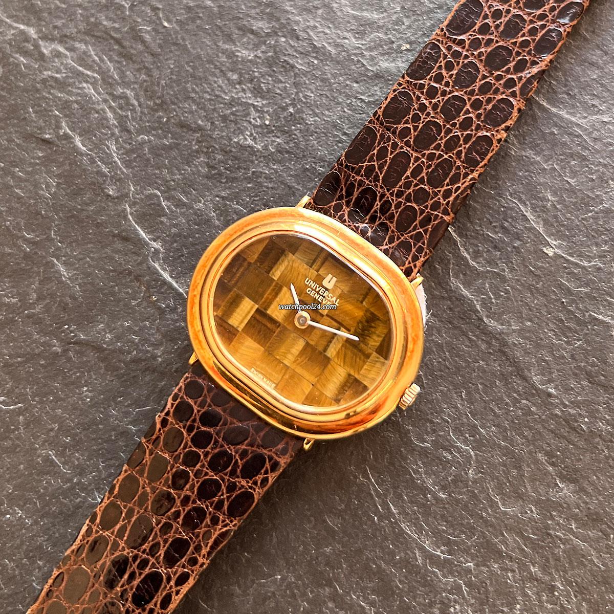 Vintage Universal Genève 111010 Ellipse - Wood Dial sold on watchPool24