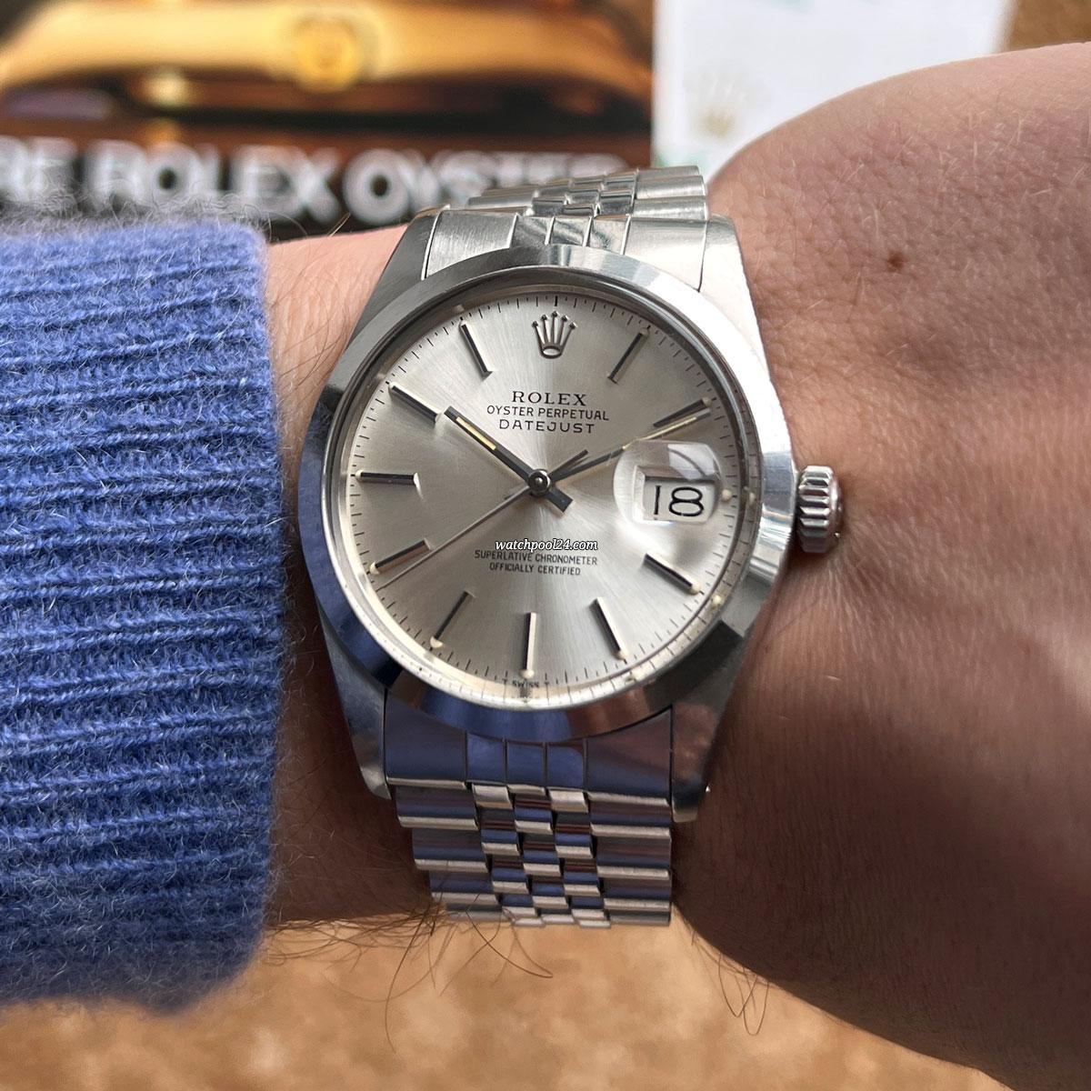 Vintage Rolex Datejust 16000 Full Set sold on watchPool24