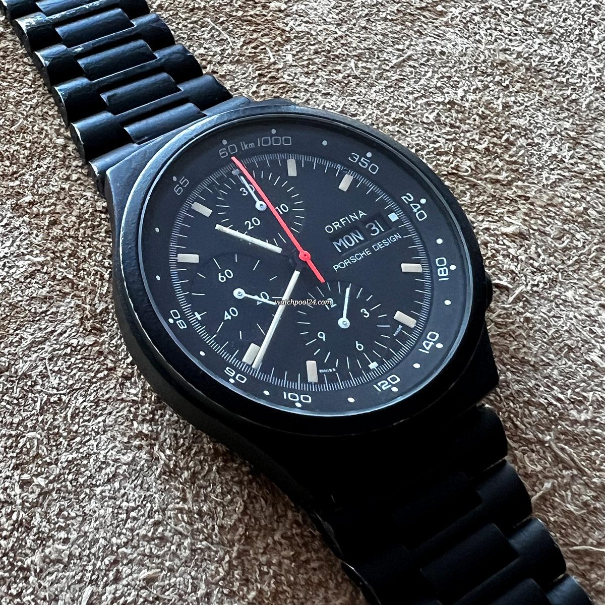 Vintage Orfina Porsche Design Chronograph 7750 Top Gun sold on watchPool24