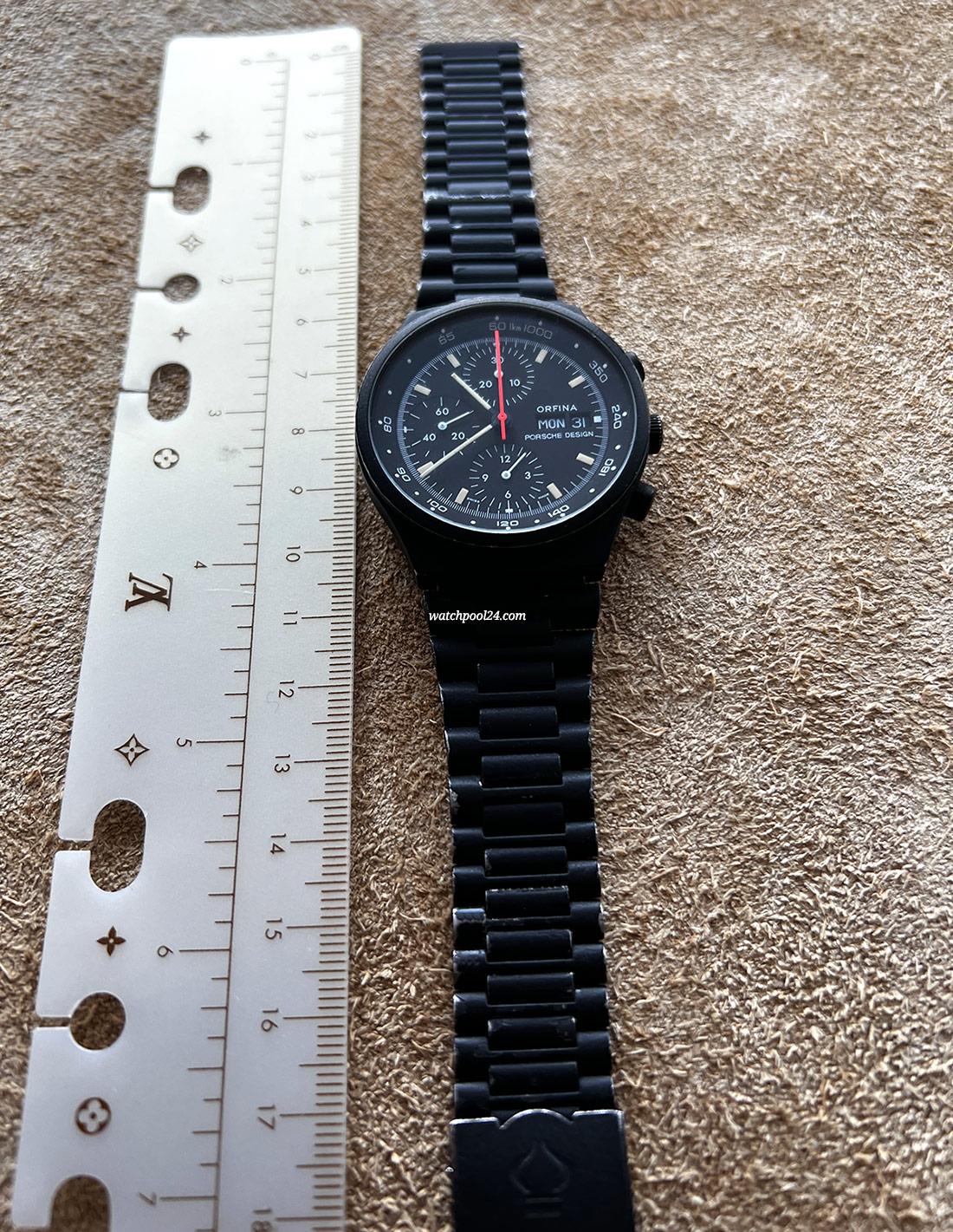Vintage Orfina Porsche Design Chronograph 7750 Top Gun sold on watchPool24