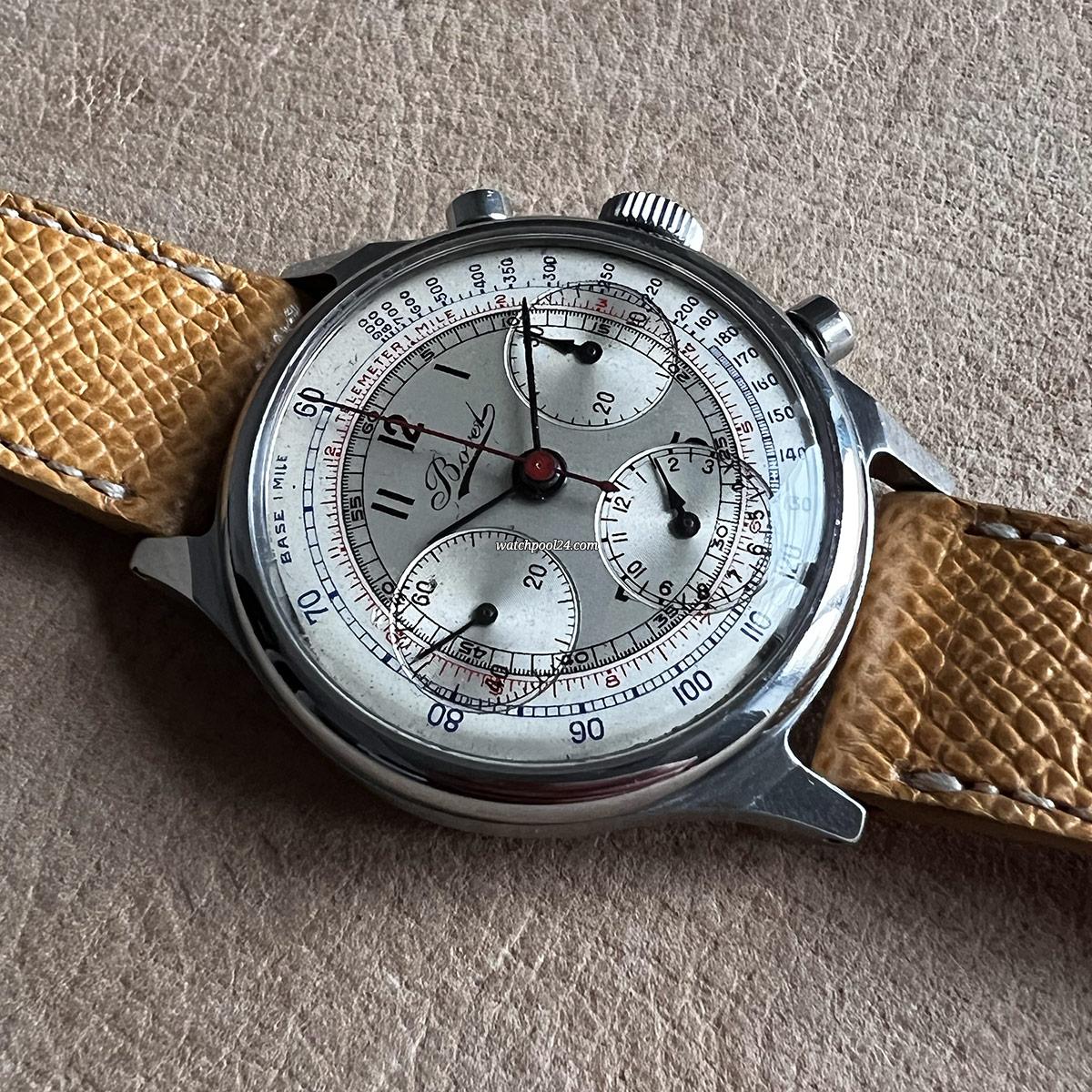 Vintage Bovet Chronograph Three Registers 38mm Spillman Case sold on ...