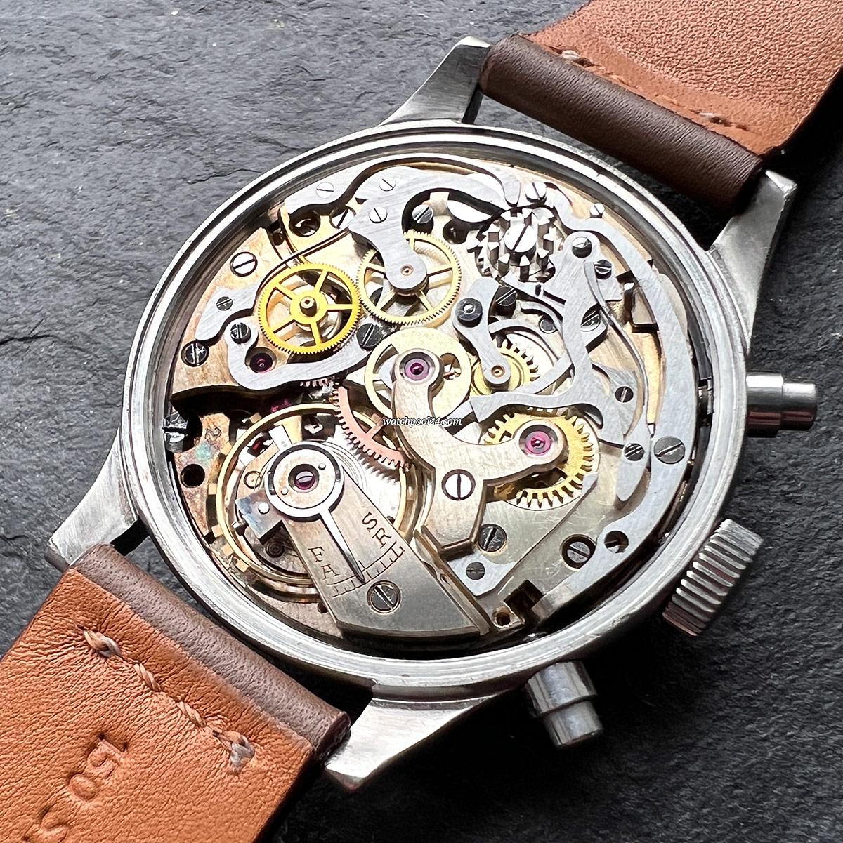 Vintage Nimer Chronograph 2705 Valjoux 71 Spillman Case 38mm for sale